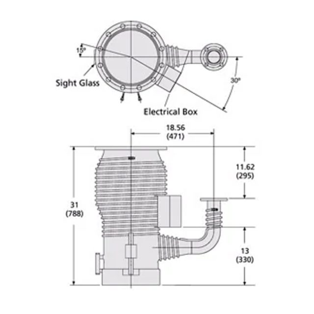 VHS-10 Diffusion Pump - REDSTAR-CMS