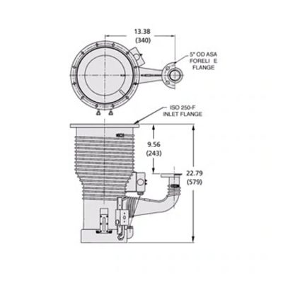 VHS-250 Diffusion Pump - REDSTAR-CMS