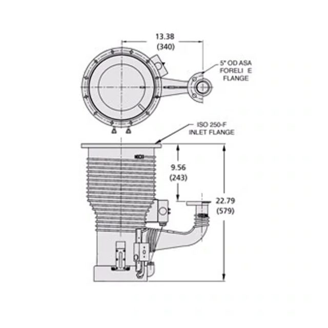 VHS-250 Diffusion Pump - REDSTAR-CMS